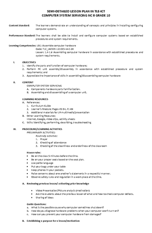 Curriculum Map Emp Tech - CURRICULUM MAP EMPOWERMENT TECHNOLOGY GRADE ...