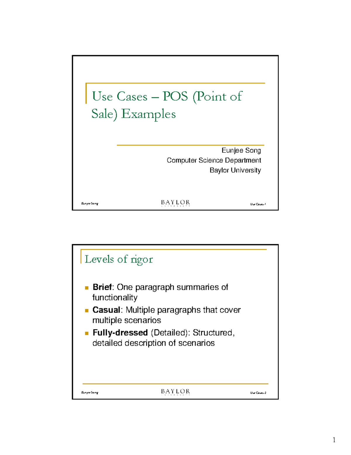 2 Po S Use Cases examples - Use Cases – POS (Point of Sale) Examples ...