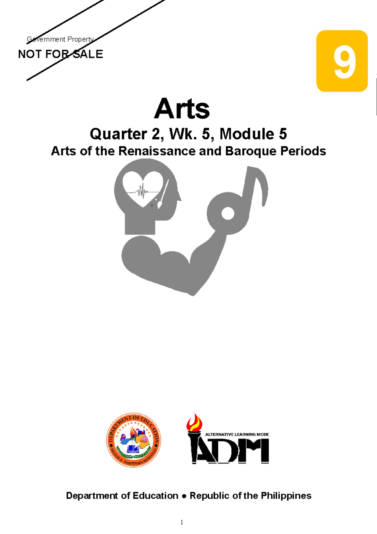 Arts9 Q2 Mod5 Renaissance Baroque Version 2 - NOT Arts Quarter 2, Wk. 5 ...