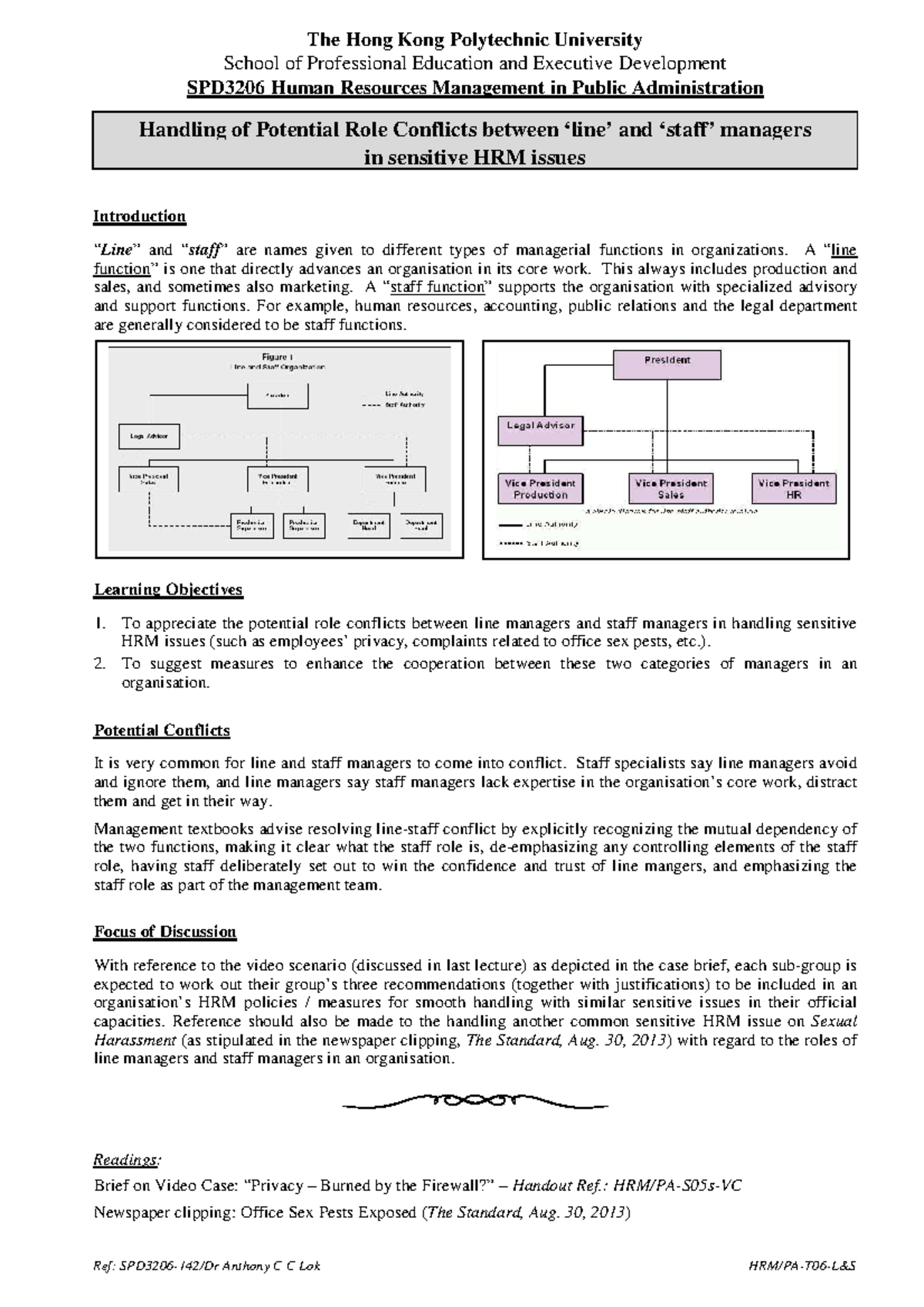 T06-TDB-Line and Staff Functions - The Hong Kong Polytechnic University ...