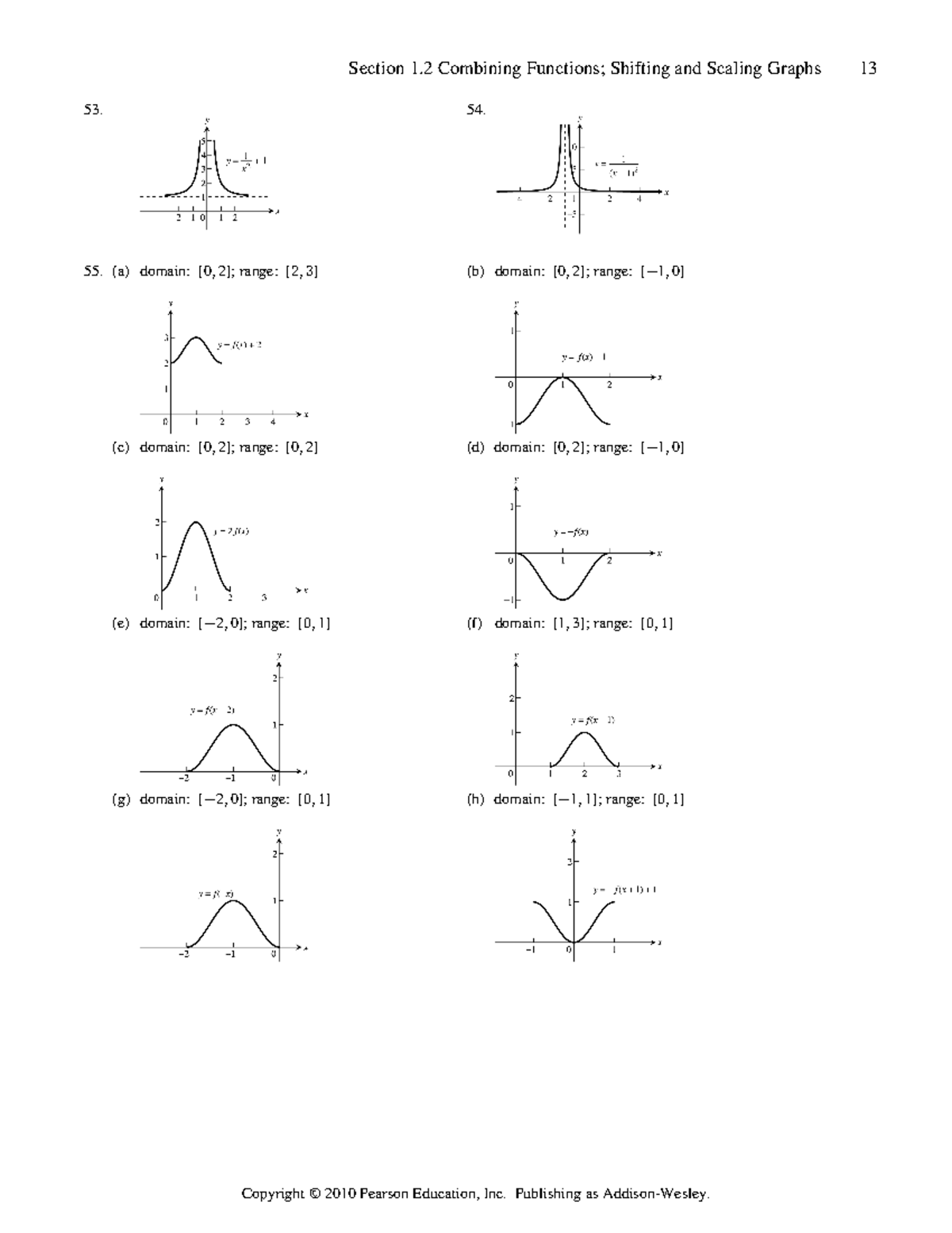 ISMT12 C01 B UVEG 19/04/22 - Section 1 Combining Functions; Shifting and Scaling Graphs 13 53 ...