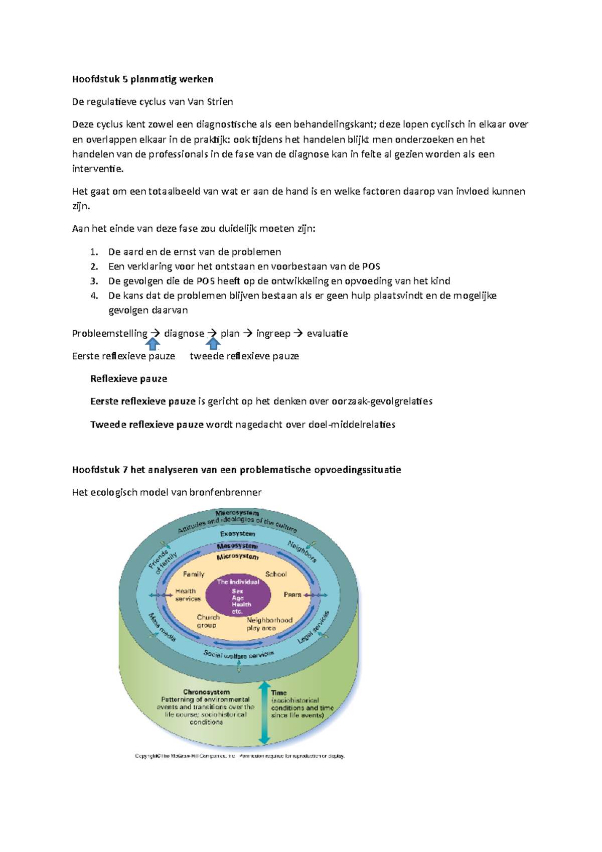 Modellen en soorten ziekten en of afwijkingen - Hoofdstuk 5 planmatig ...
