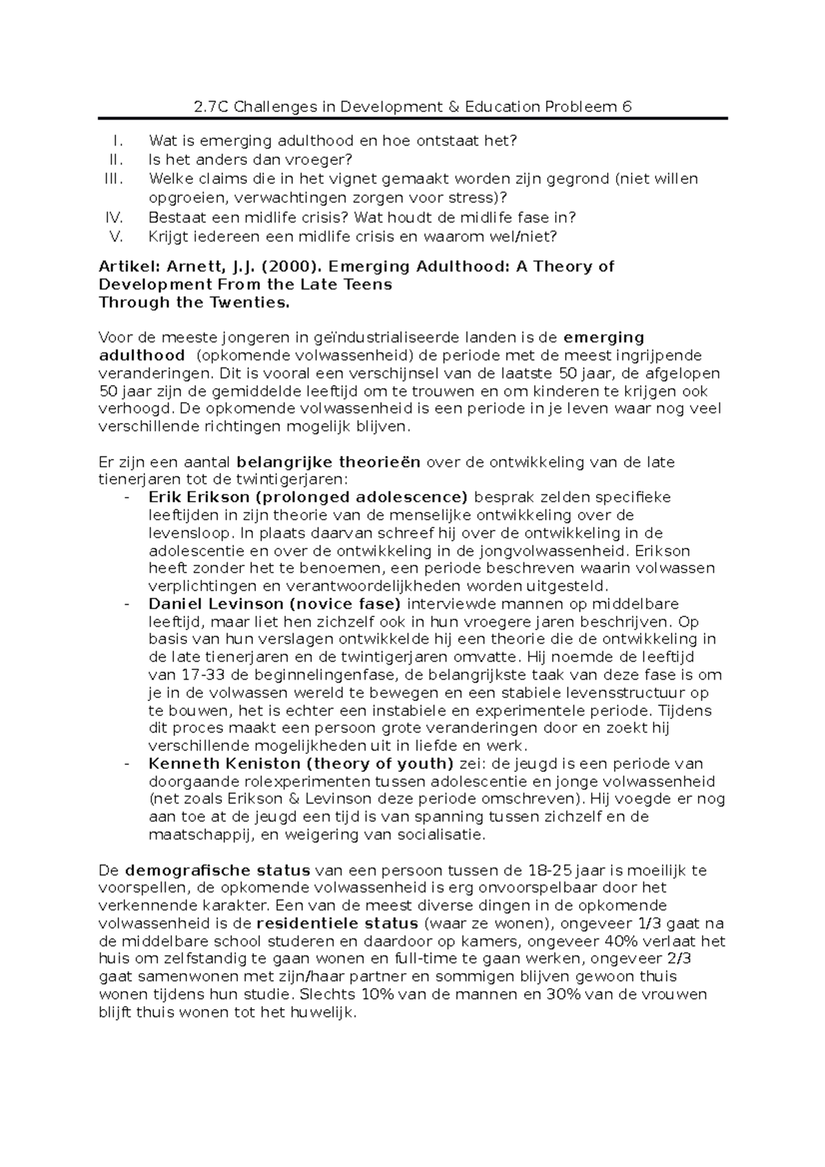 2.7C Challenges in Development & Edcuation - 2 Challenges in ...
