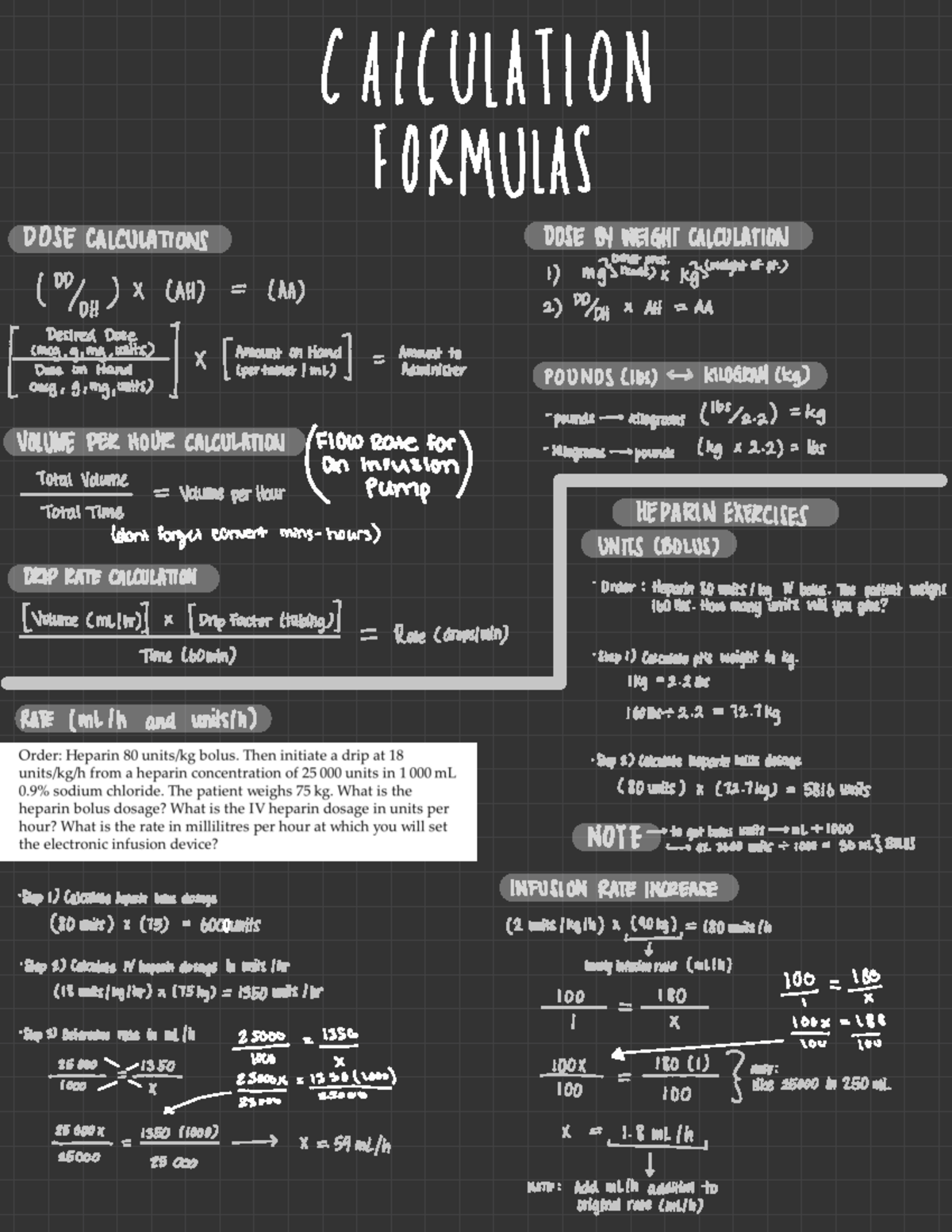 Calculation Formulas - !!! !! !! "#$%&'() *#)+ ,(',&'(-.#/) *#)+ 01 2 ...