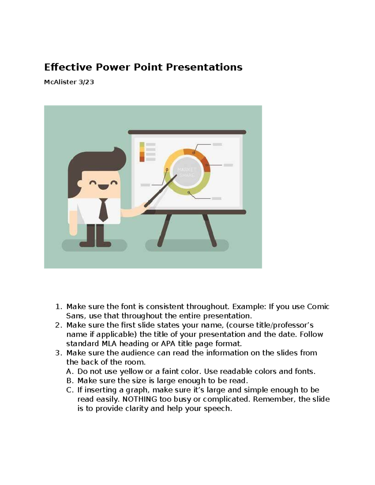 Effective Power Point Presentations - Effective Power Point ...