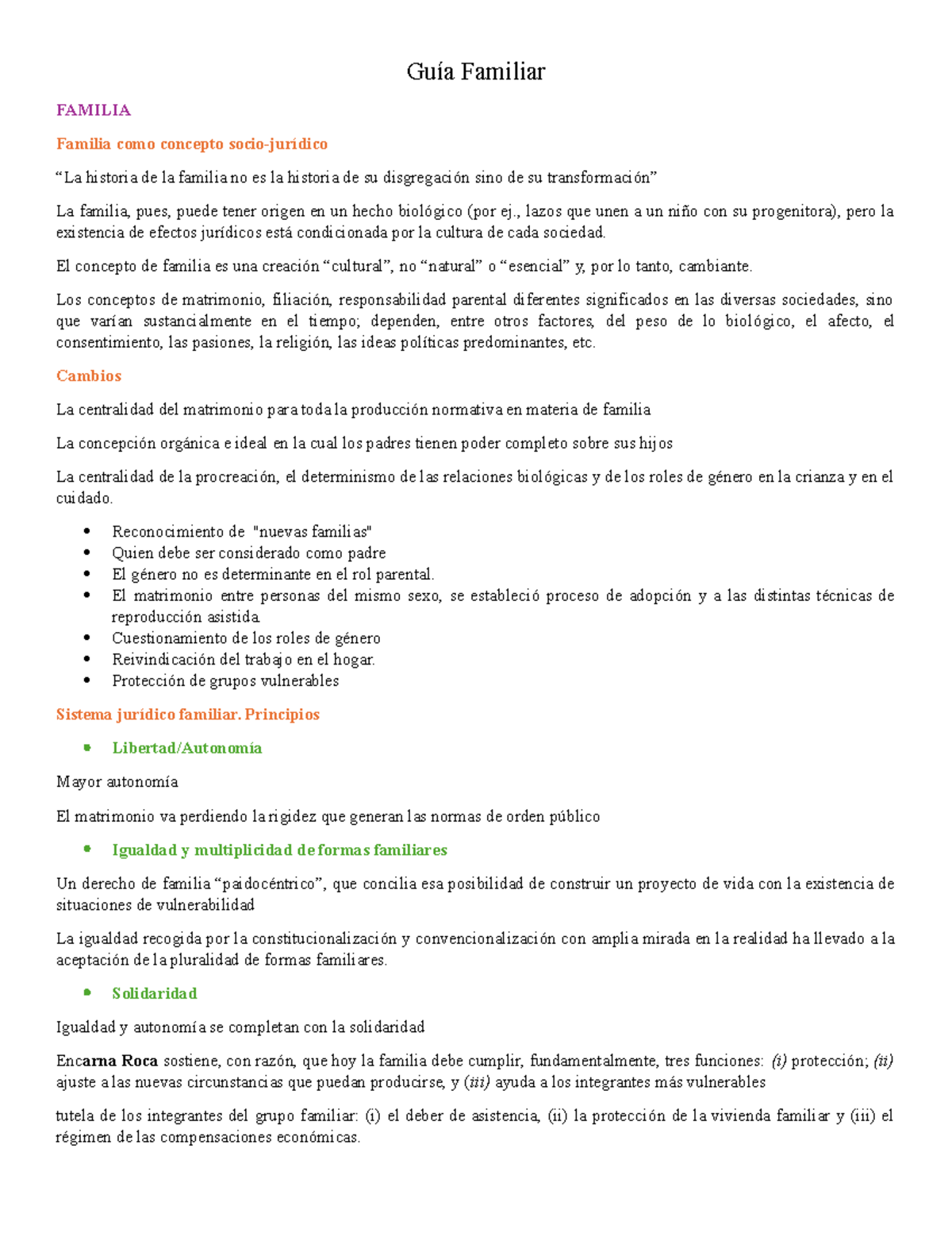 Guía Familiar - Guía Familiar FAMILIA Familia como concepto socio ...