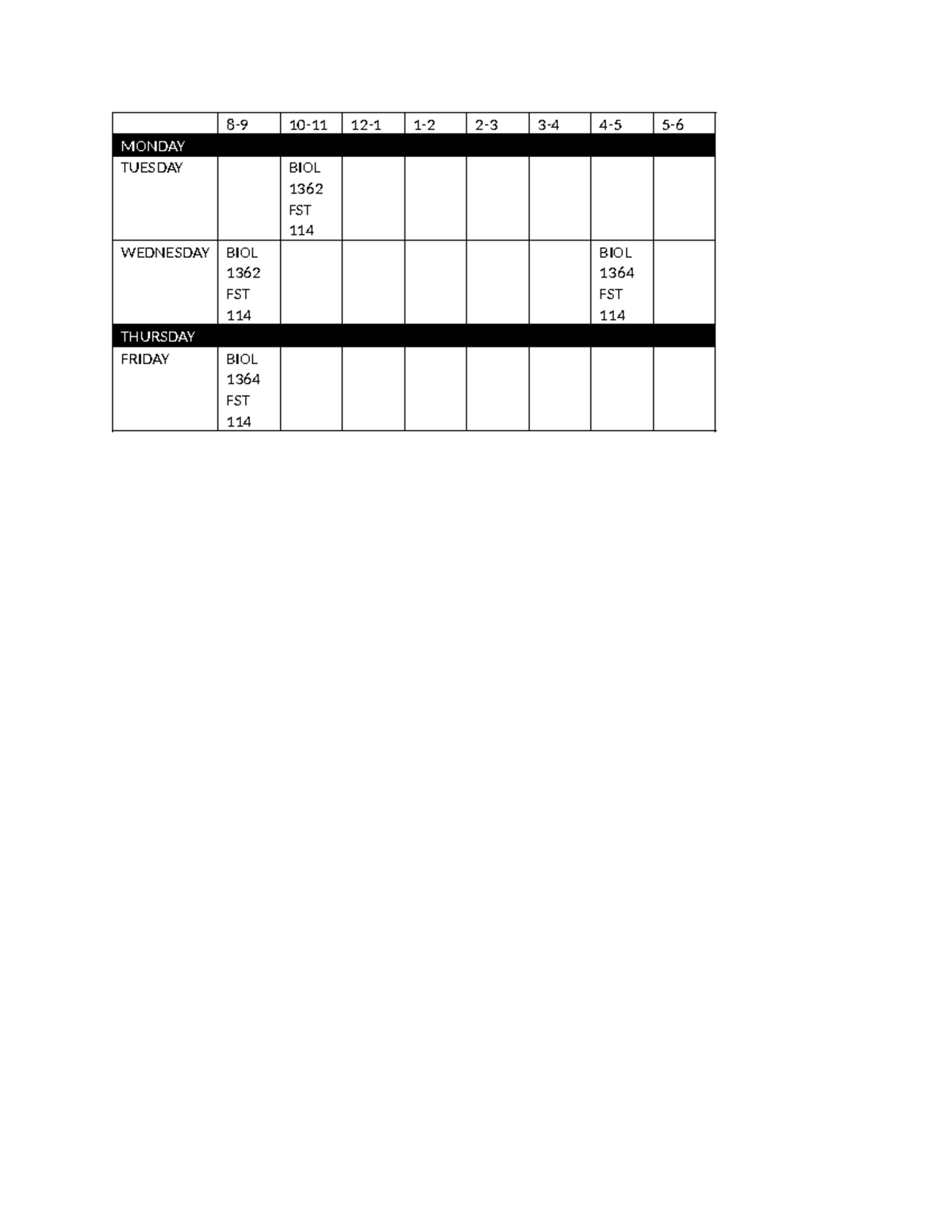 Summer timetable - quiz tutorials and lab assignments - Fundamentals of ...