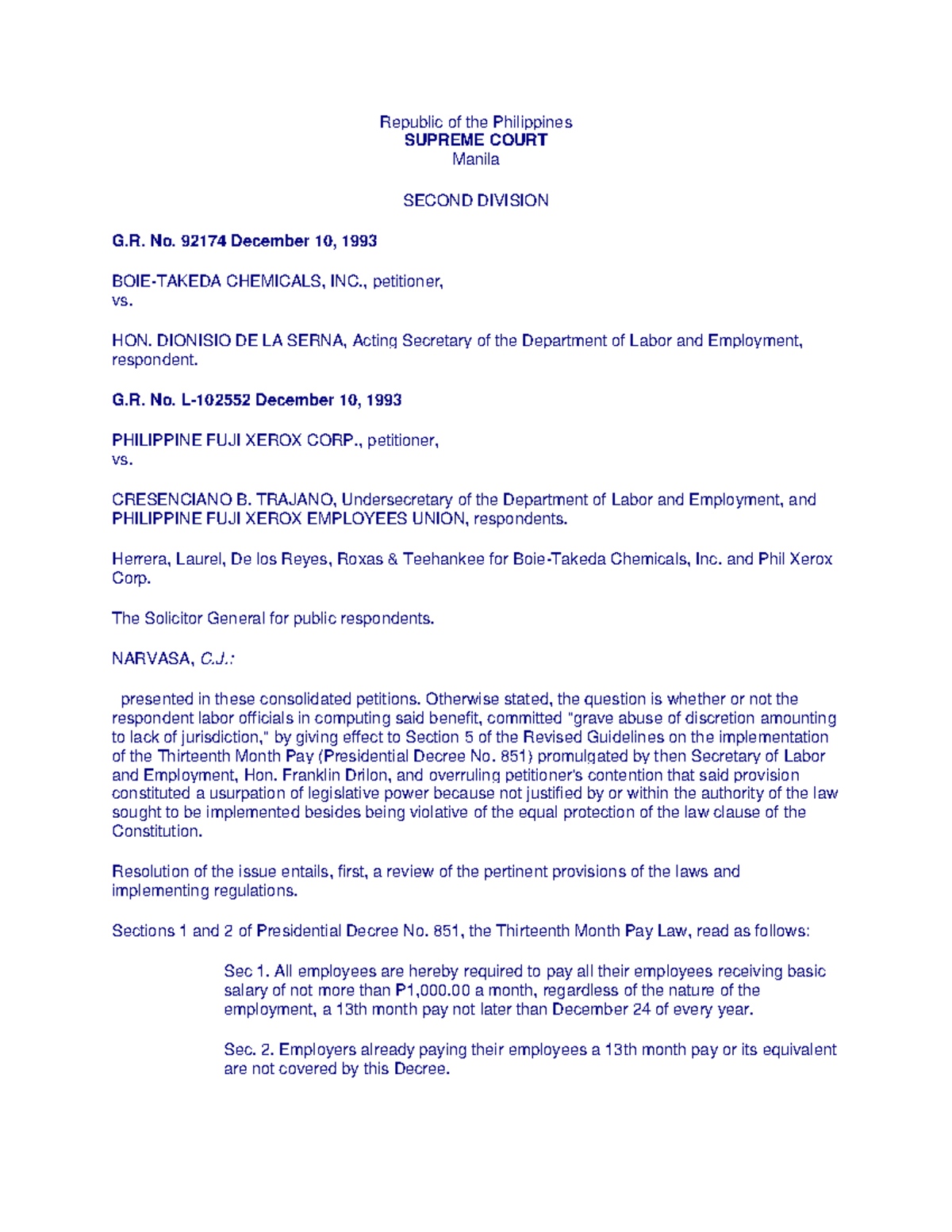 Administrative Law Case - Republic of the Philippines SUPREME COURT ...