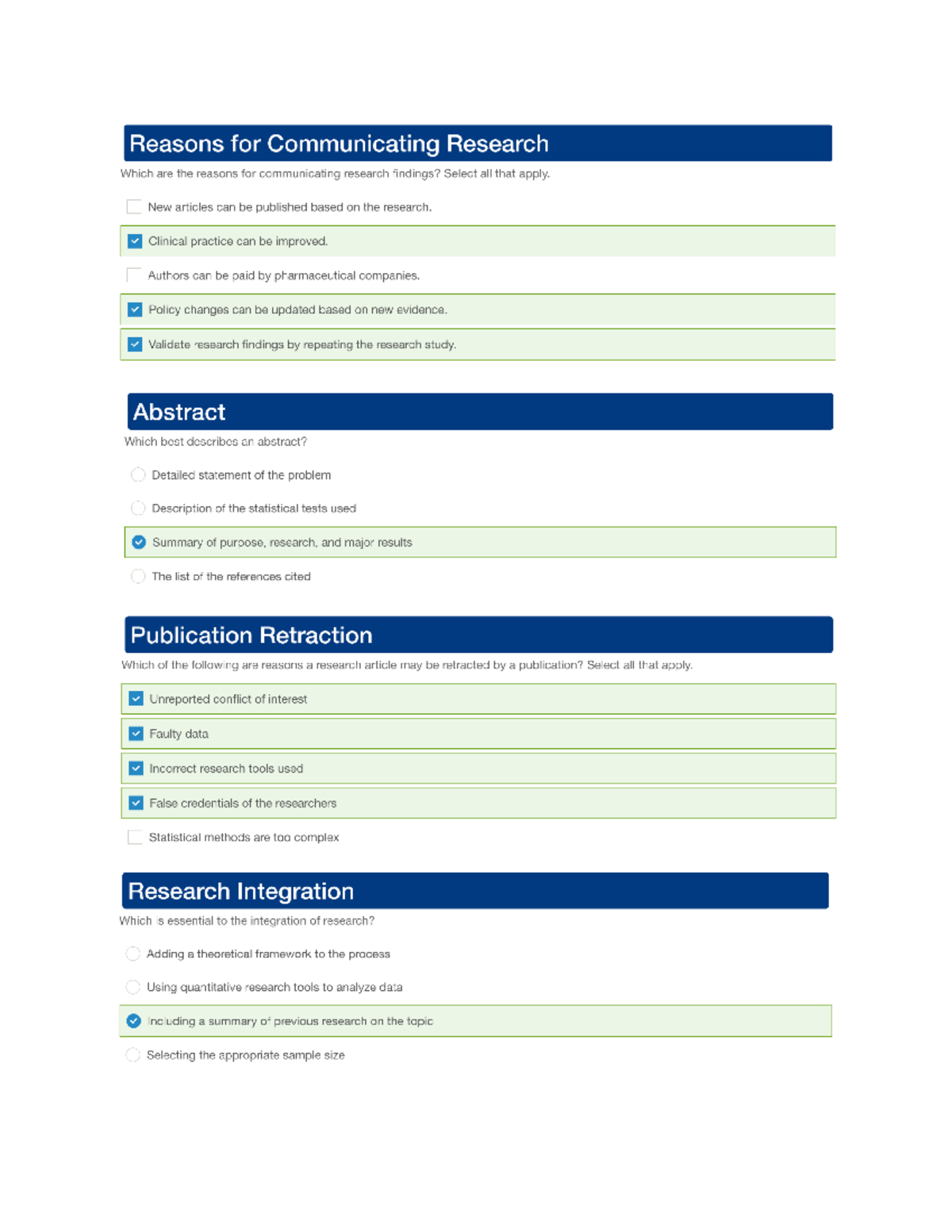 Communicating Research Findings - NR-446 - Chamberlain University - Studocu