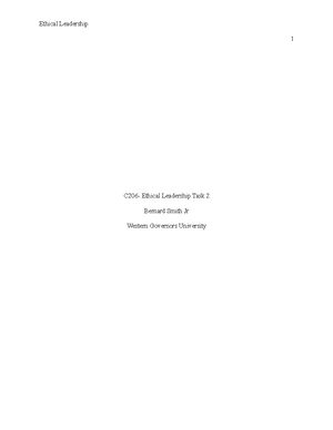 Task 3 Anthony Chaudhary - C206 / KTP2 - WGU - Studocu