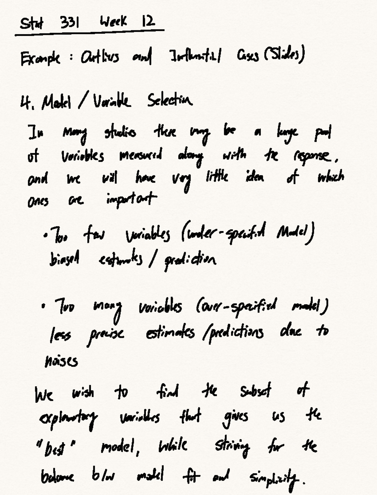 Note Jul 22, 2024 - Week 12 Lecture Notes - stat331Week Example ...