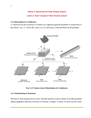 lab manual of FEA - Finite Element Analysis (FEA) Lab (ANSYS) (Final ...