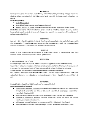 Leucemia acuta mieloide - GENERALITA’ SULLE LEUCEMIE ACUTE Definizione ...