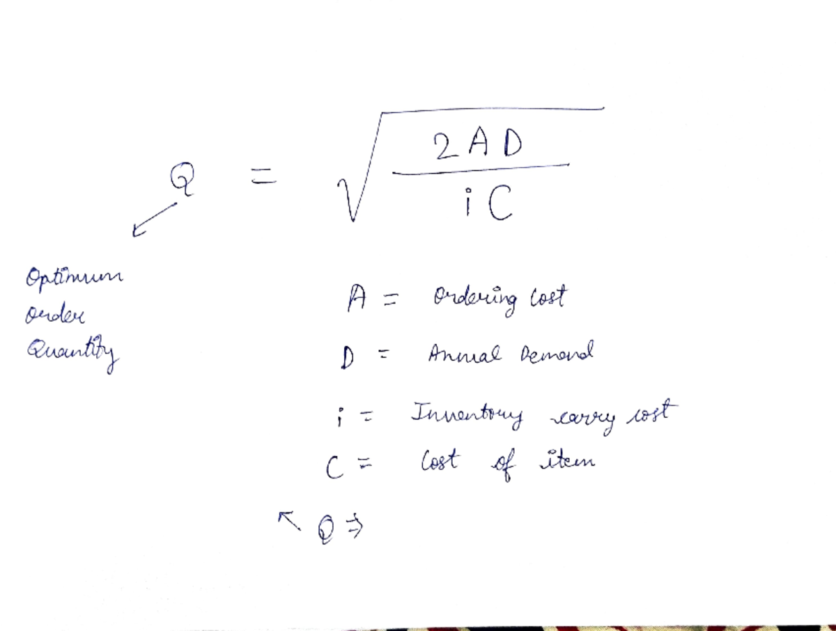 OM Formulas - Operations Management - 7 wra P agvrovWT hamn vtourad mrd ...