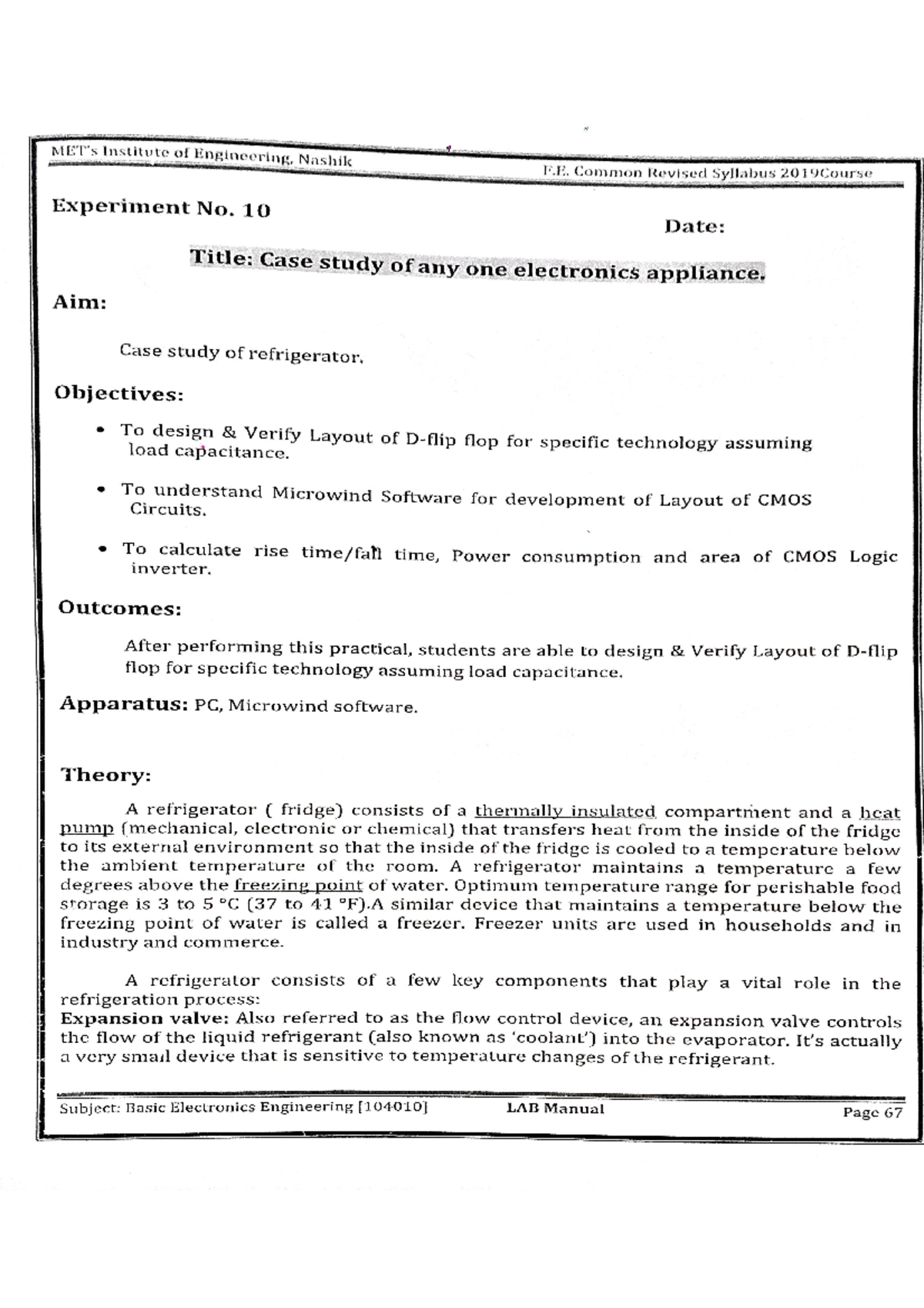 BXE Practical 10 - Computer Engineering - Studocu