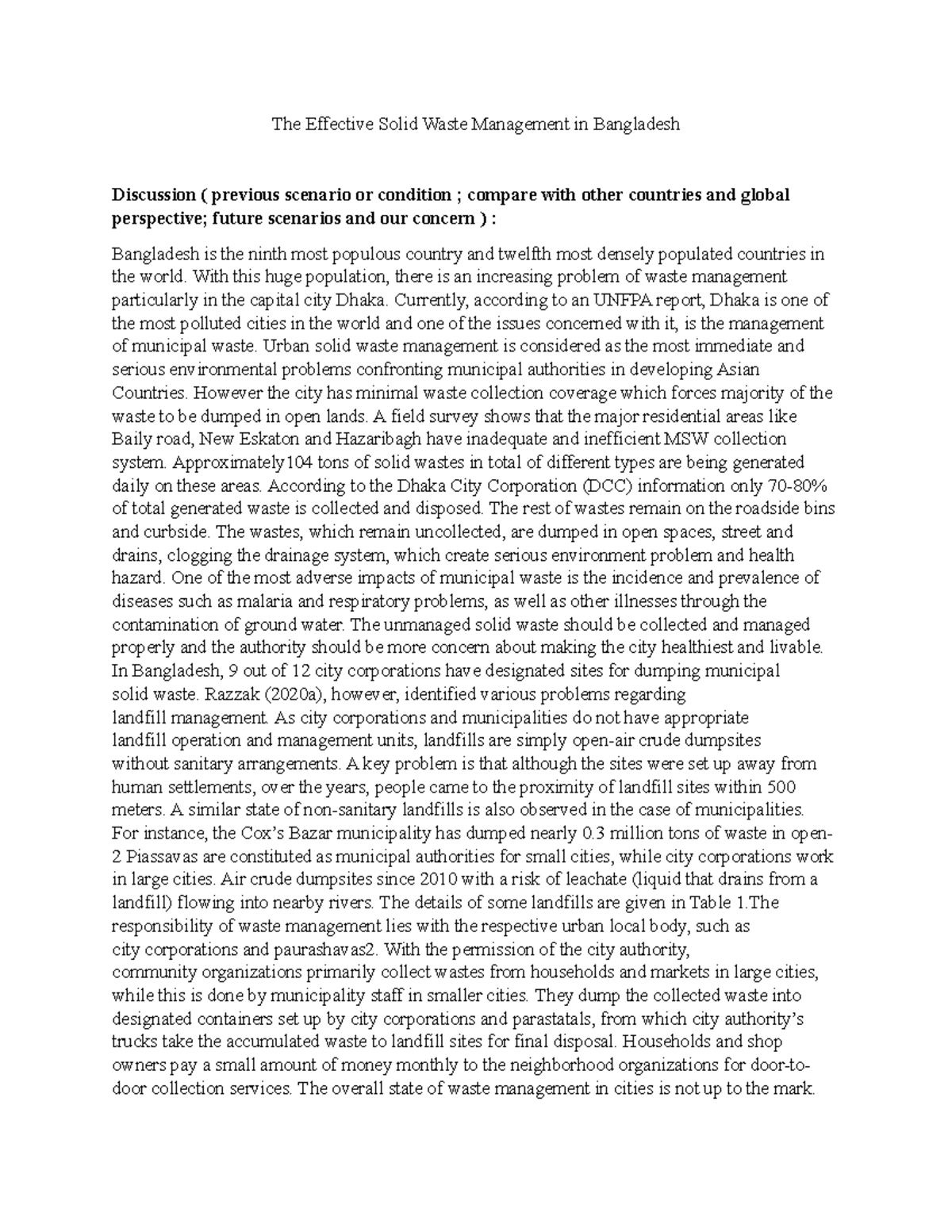 11 - Effective solid waste management in Bangladesh - The Effective ...