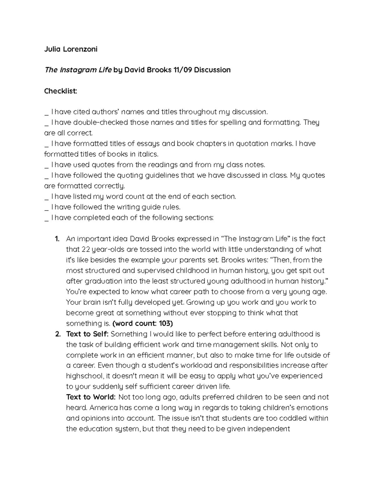 Untitled document-2 - This document contains a checklist for good ...