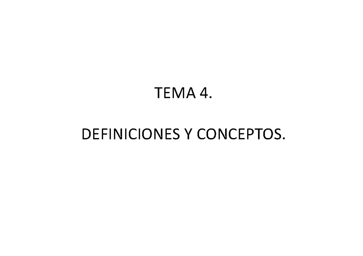 TEMA 04. Definiciones Y Conceptos - TEMA 4. DEFINICIONES Y CONCEPTOS. Aeronave: máquina que ...
