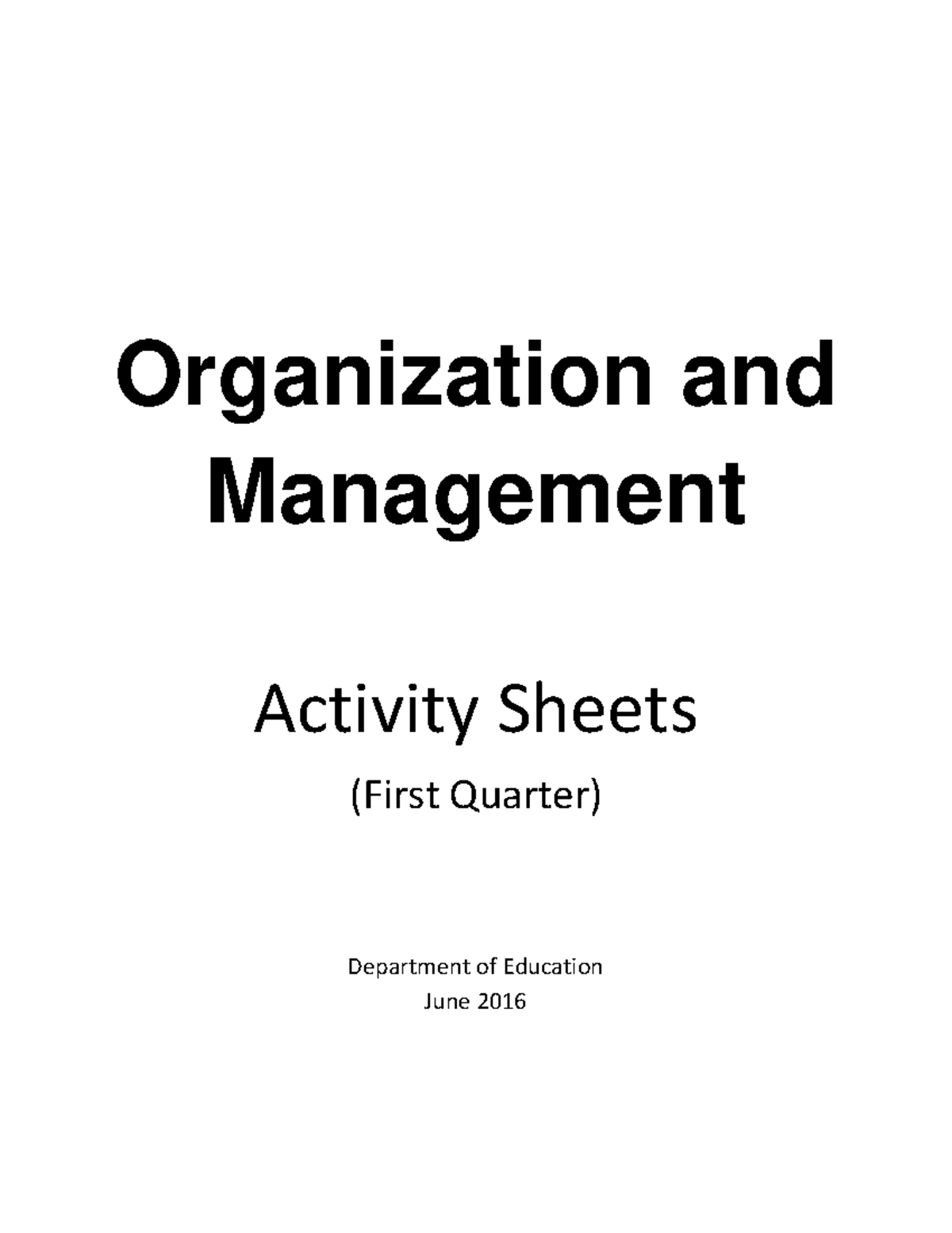 Copy of 19-Org-Mgt-AS-v1.0 [depedtambayan] - Organization and ...