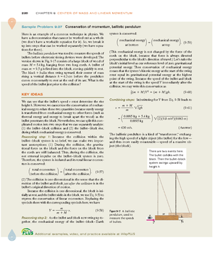 Physics-28 - Physics-28 - 218 CHAPTE R 9 CE NTE R OF MASS AN D LI N EAR ...