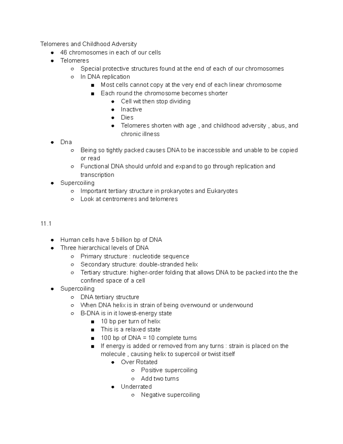 Chapter 11 Genetics - BIO 1406 - Baylor University - Studocu