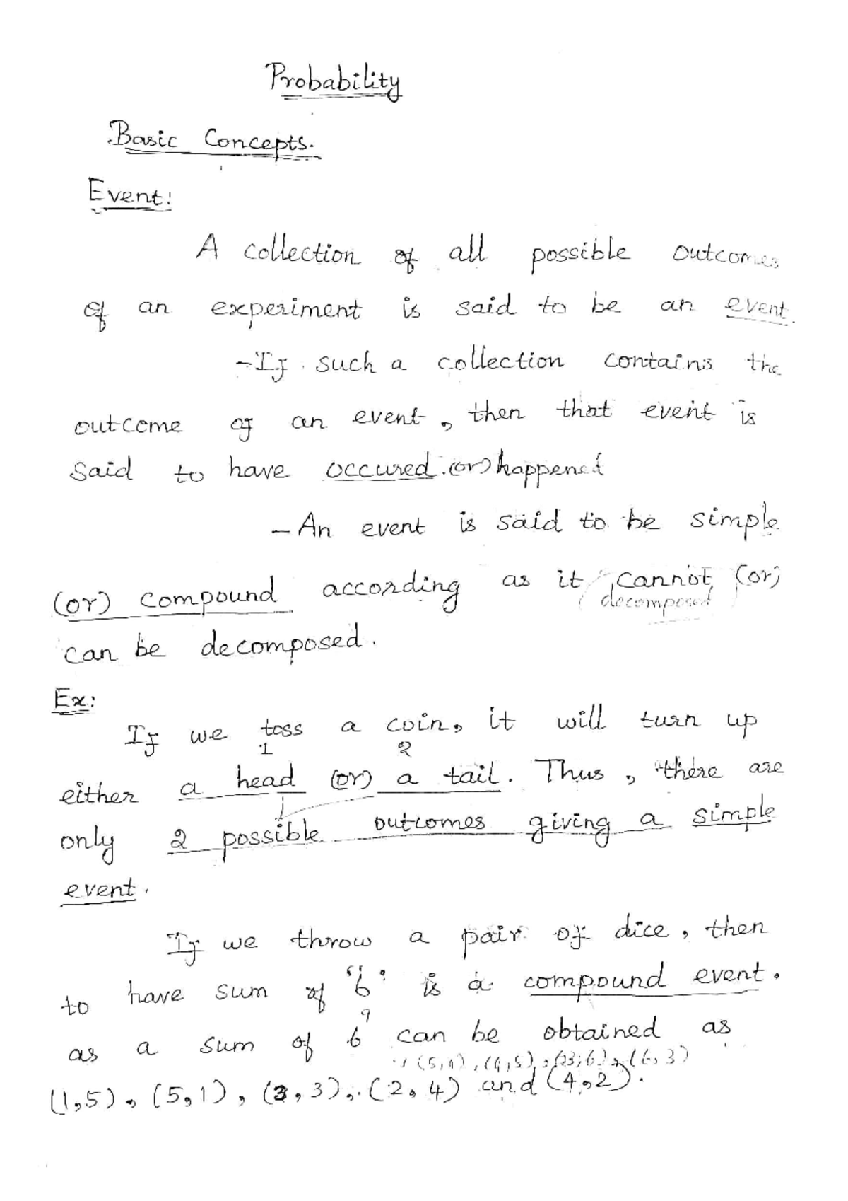 Probability - Mathematics: Analysis and Approaches SL - Studocu