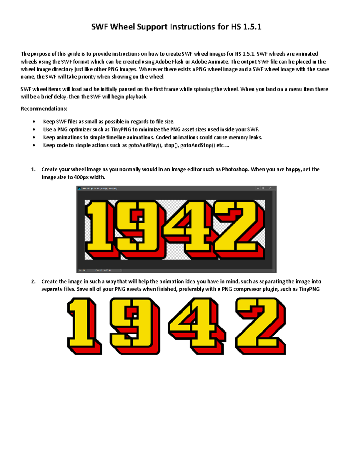 SWF Wheel Support Instructions for HS 1 - The purpose of this guide is ...