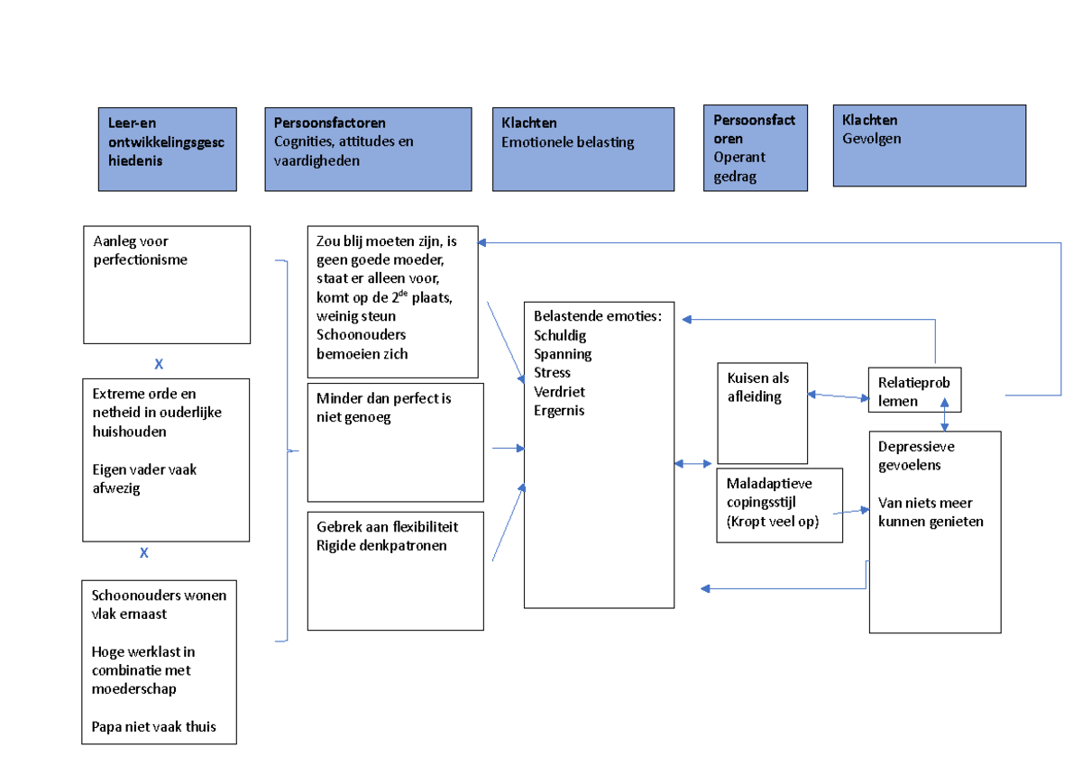 Globaal Procesmodel INGE - X X X Persoonsfact oren Operant gedrag ...