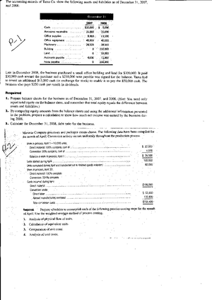 Chapter 8 solutions - Chapter 8 Master Budgeting Solutions to Questions ...