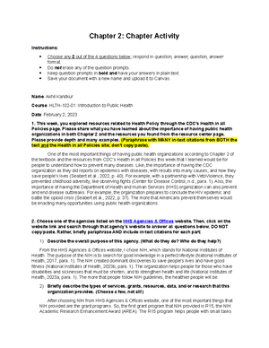 Chapter 10: Disparate Populations and Community and Public Health by ...