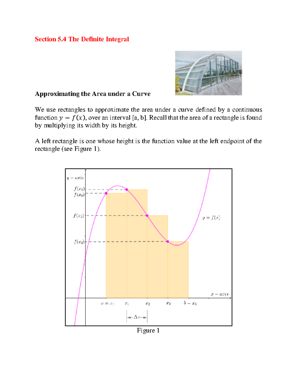 Module 2 (Definite Integral) - Section 5 The Definite Integral ...