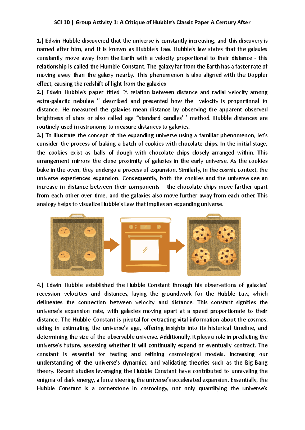 Assignment-M2 1-of-6-G5 - SCI 10 | Group Activity 1: A Critique of ...