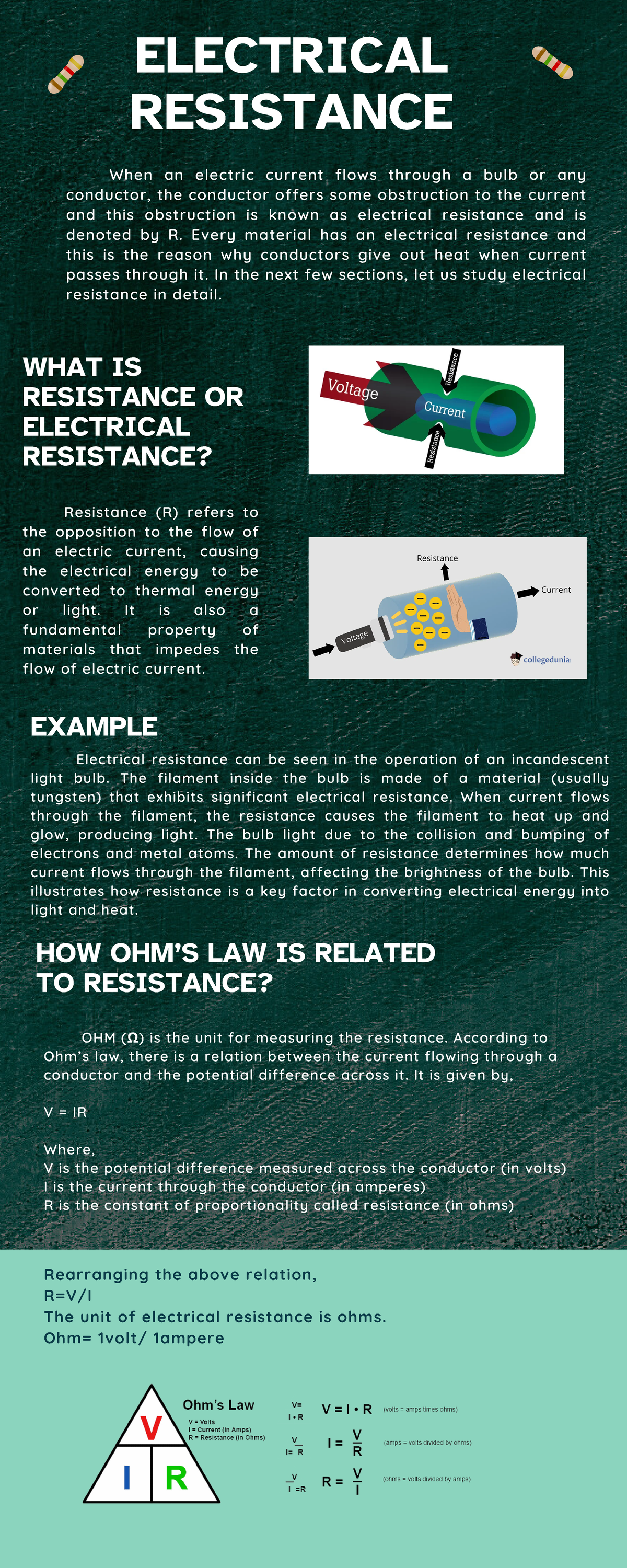 Electrical Resistance - ELECTRICAL RESISTANCE EXAMPLE Electrical ...