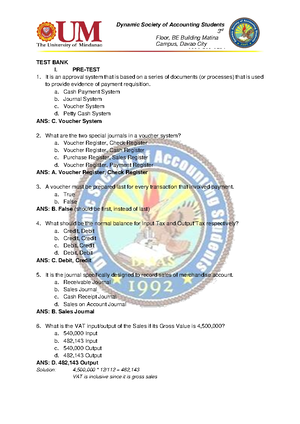 NSTP-ACT - activities - Financial Accounting and Reporting - Studocu