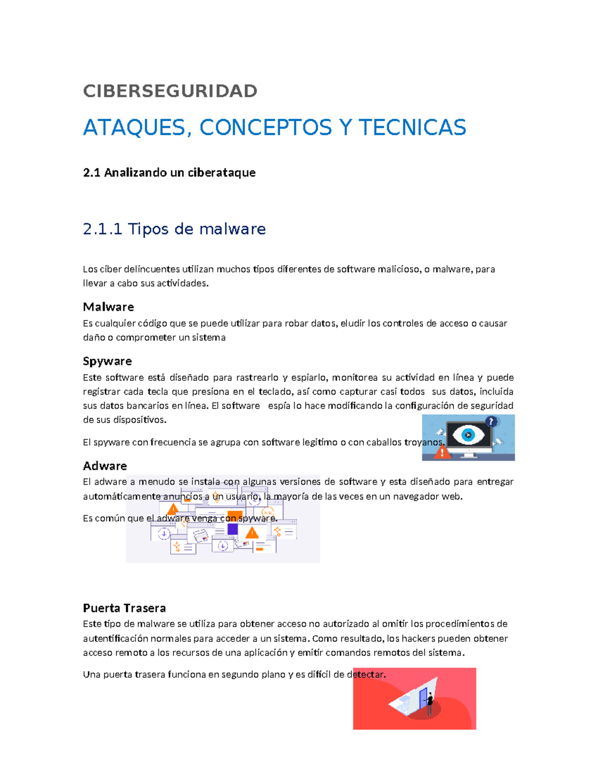Ataque ciber - CIBERSEGURIDAD ATAQUES, CONCEPTOS Y TECNICAS 2 ...