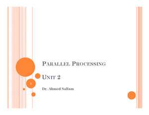 6- Lecture 6 - Parallel Computation - Studocu
