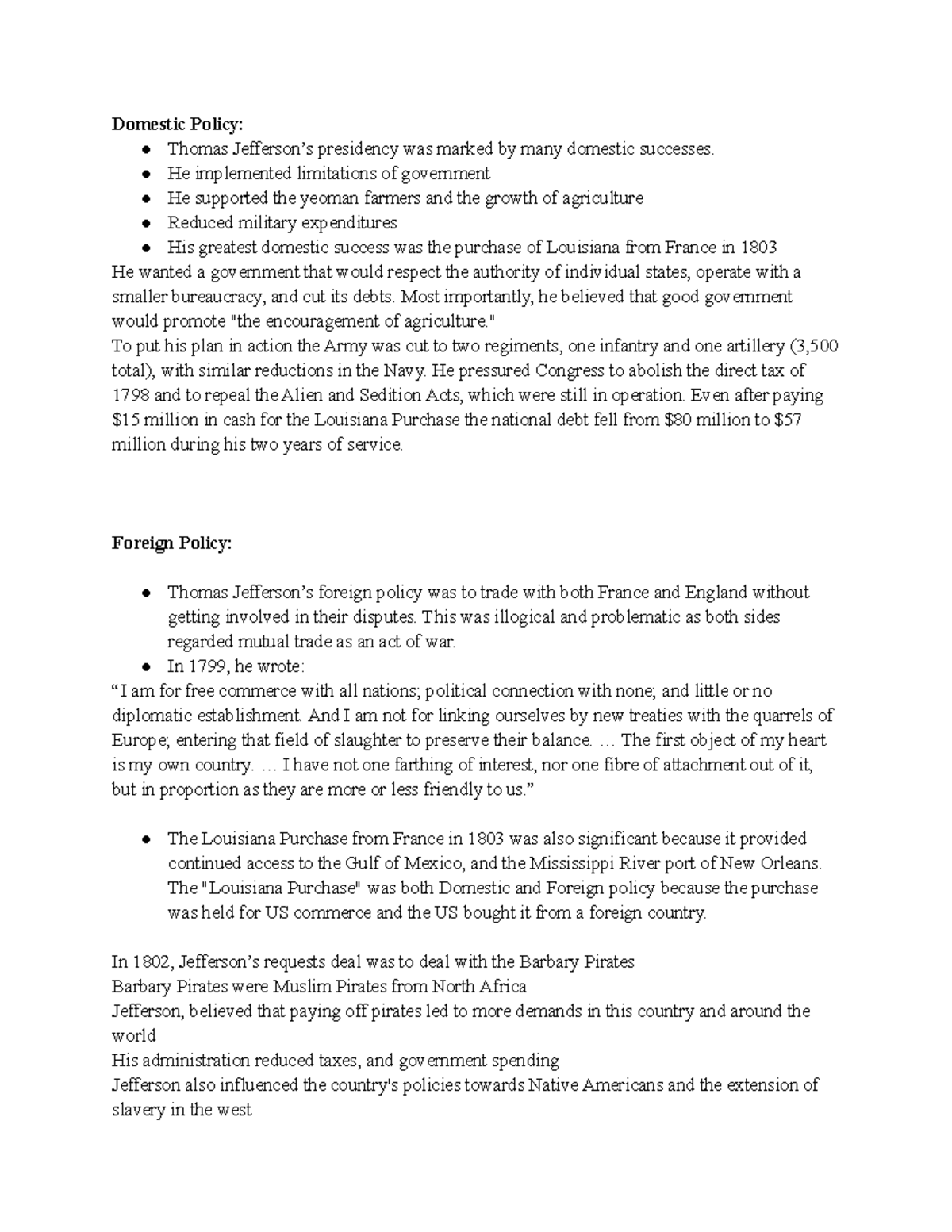 Apush Project Notes - Course work done using the US History textbook ...