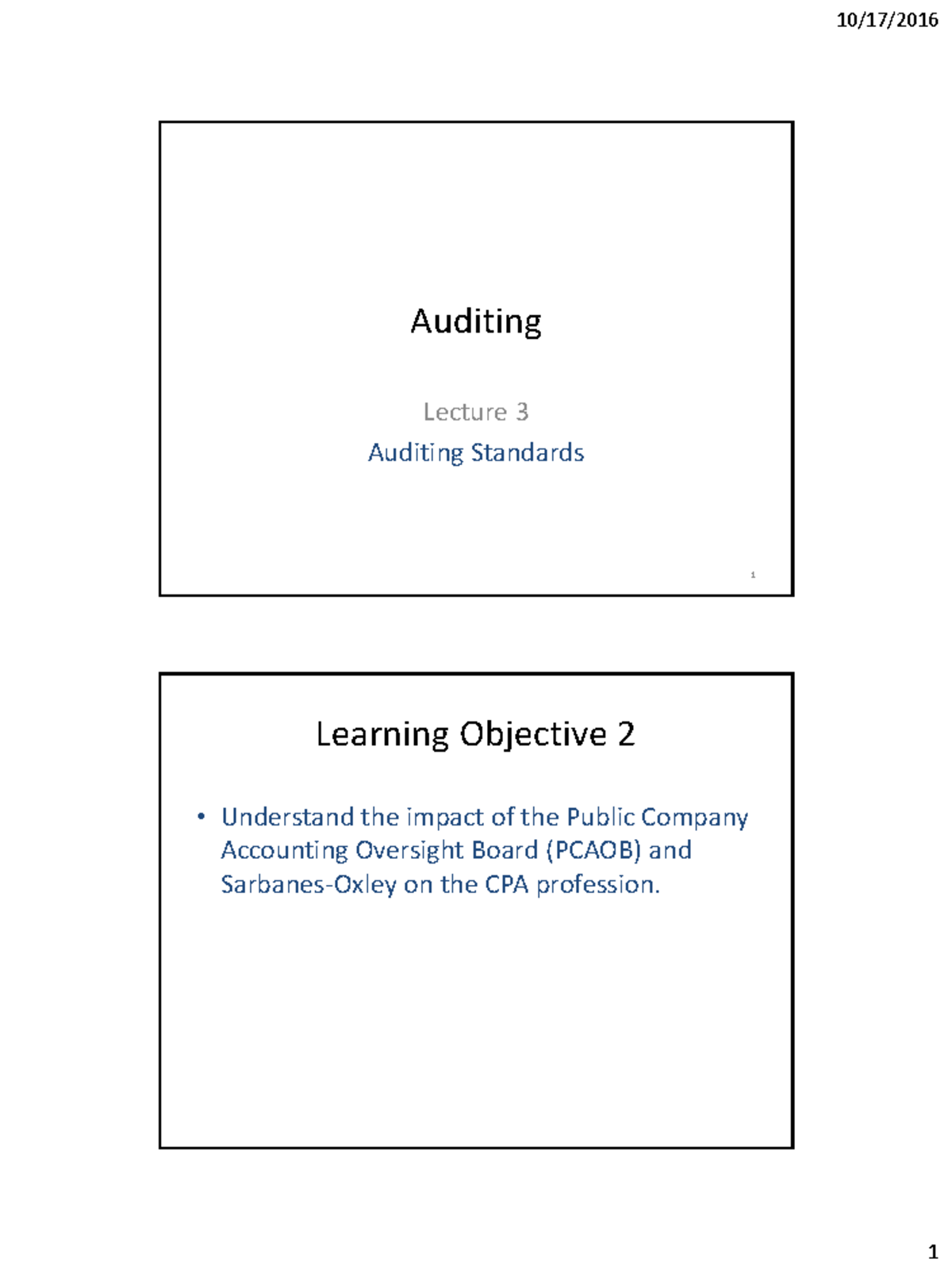 Auditing-Lecture 3 - Auditing, Alvin A. Arens, Randal J. Elder, Mark ...