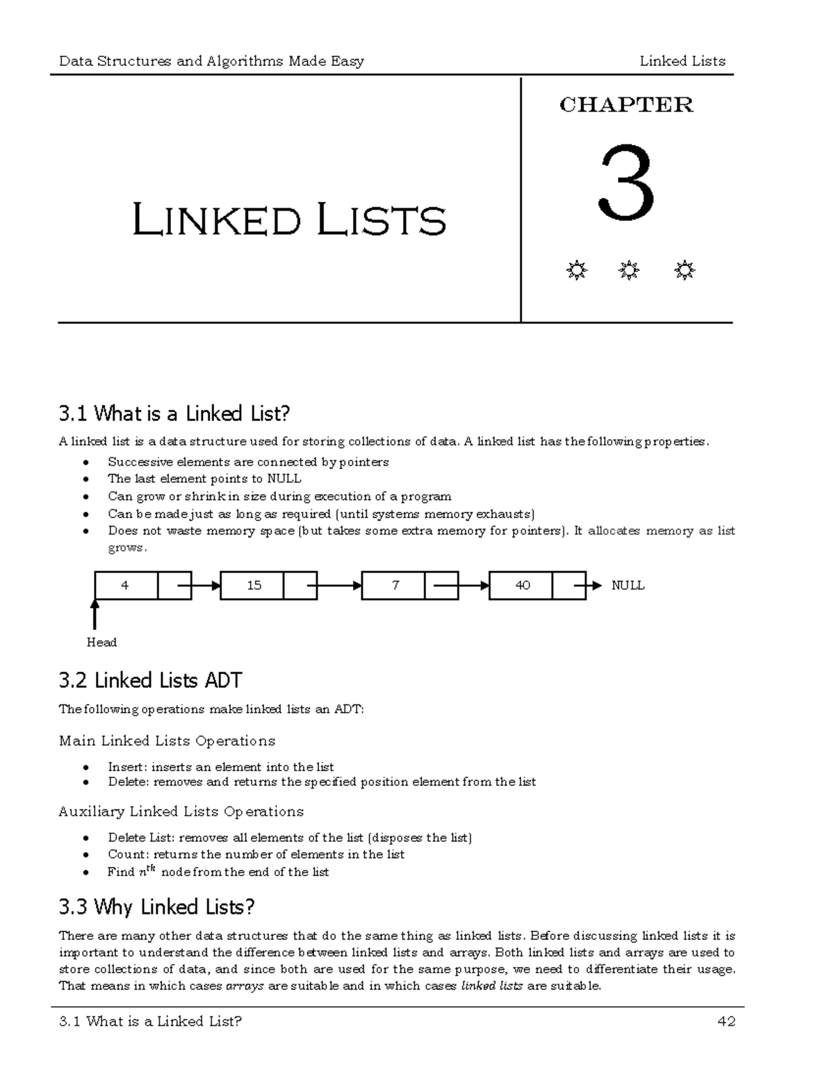 Sample Chapter Data Structures and Algorithms Made Easy Fifth Edition - ####### 3 What is a ...