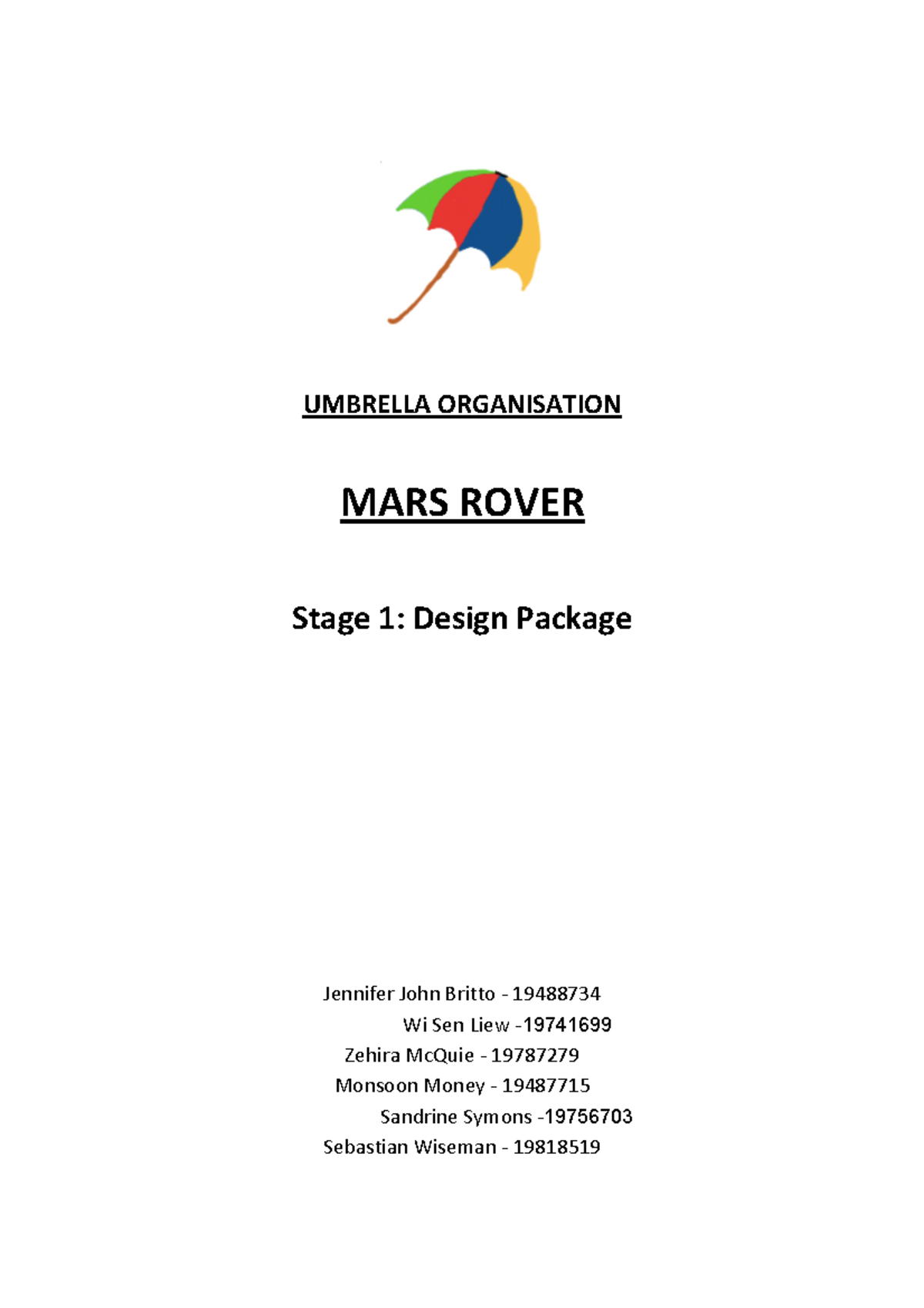 Stage 1 Design Package - Includes: Drawings & Specs Risk management ...