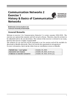 02 naming and addressing tasks - Communication Networks 2 Exercise 2 ...