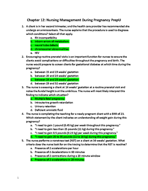 Nursing Management During the Postpartum Period Prep U - Chapter 16 ...