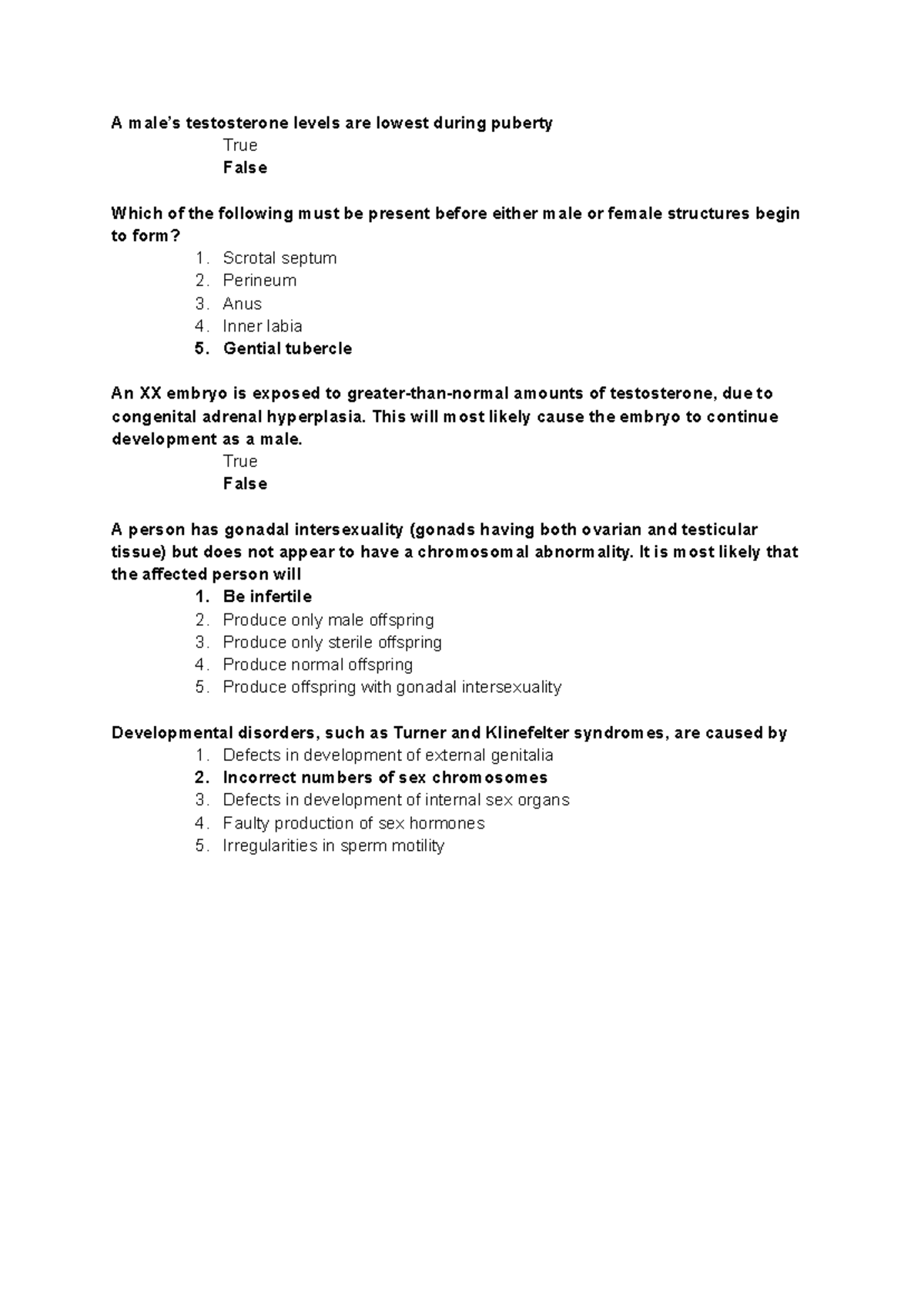 Ch. 4 Quiz - Human Sexual Behavior - Google Docs - A male’s ...