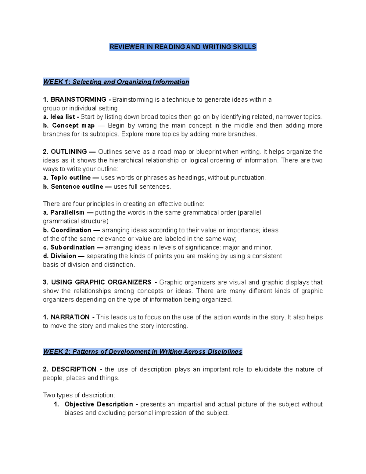 Reviewer-IN-RAWS - IWUEHQGEIUWQG - REVIEWER IN READING AND WRITING ...