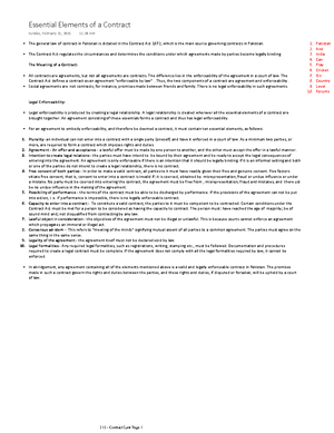 Types of Offers - offer and acceptance - A contract relies on an offer ...