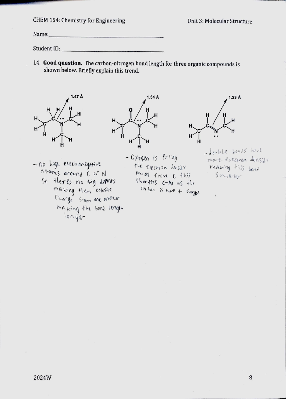 Worksheet Unit 3, 13-22 - Name:_______________ StudentID ...
