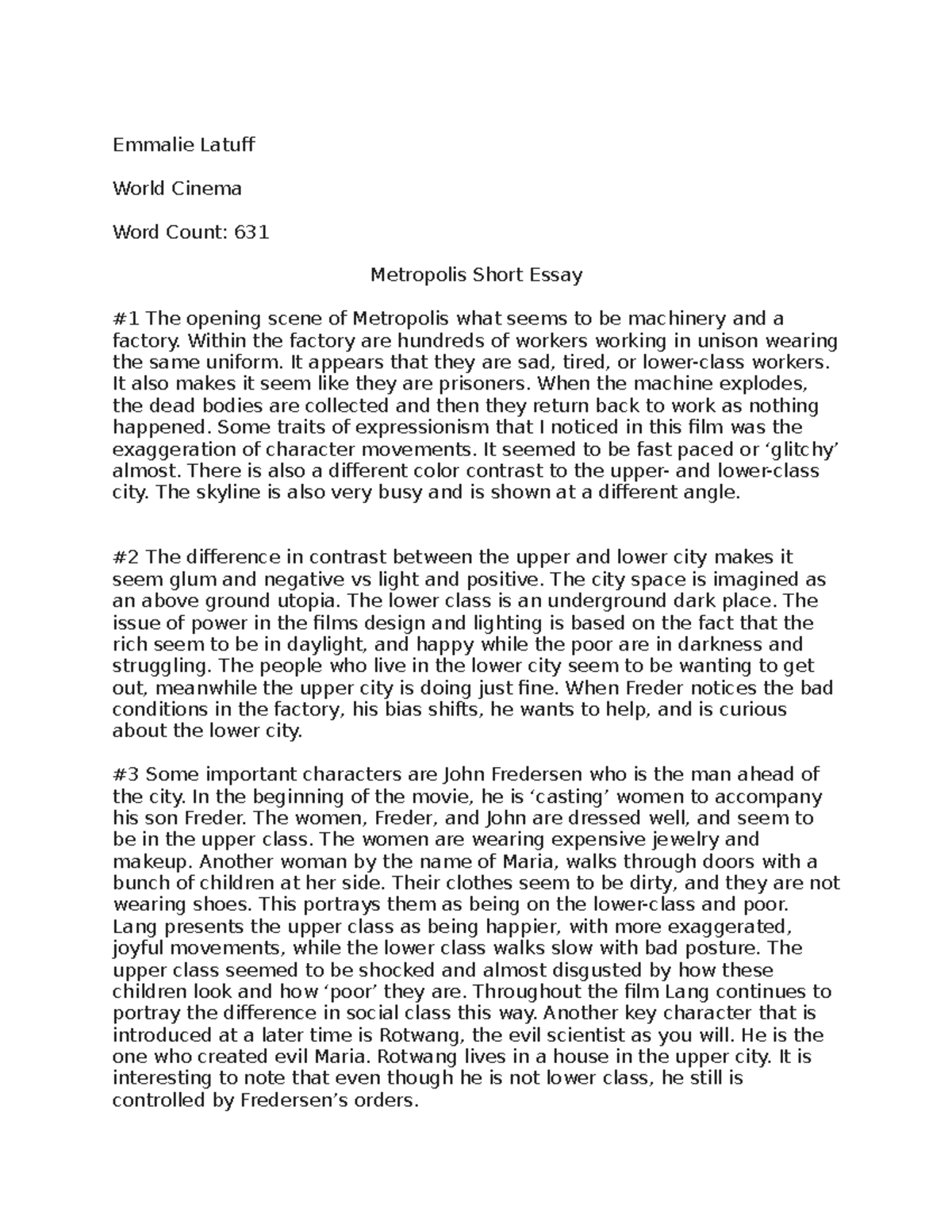 Metropolis - Within the factory are hundreds of workers working in ...