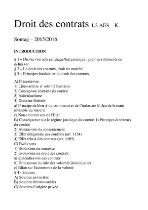 Commentaire article 1124 du Code civil - Commentaire TD 5 droit des ...