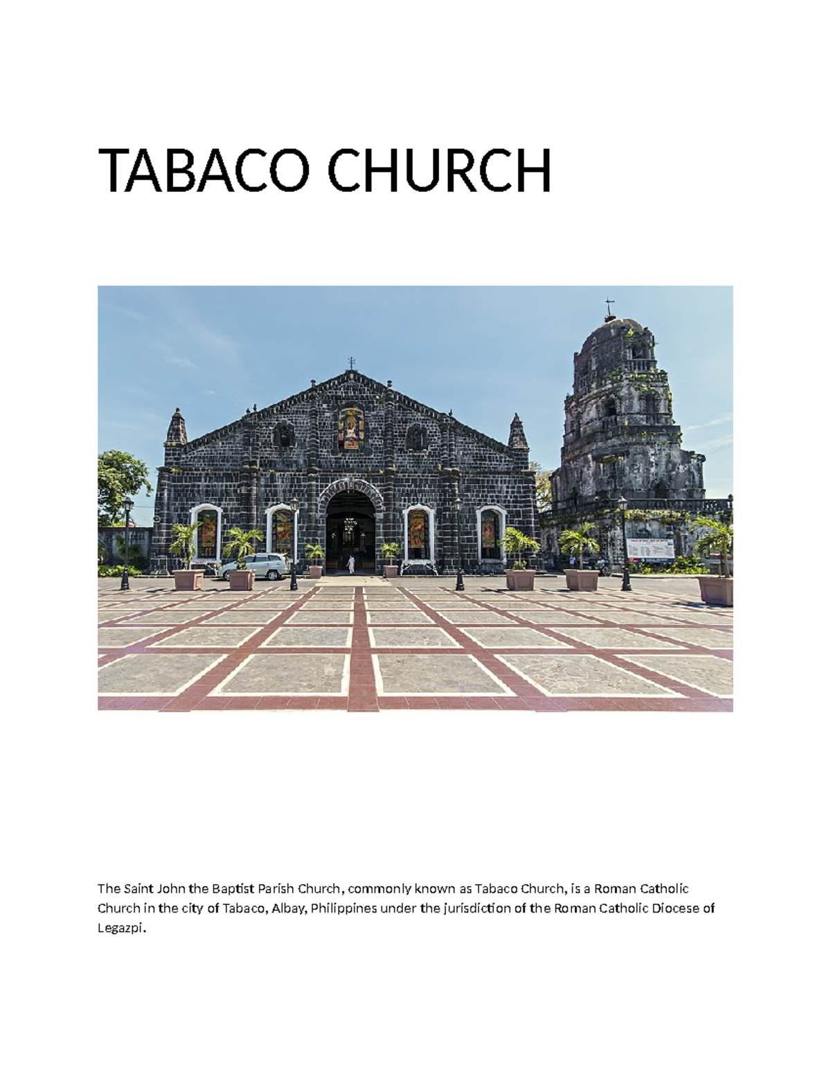 Document - STAY STUDY - Speech and Theater Arts - TABACO CHURCH The ...