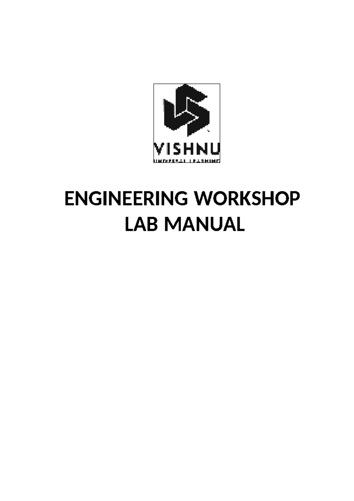 Engineering-Workshop-Dilchand - ENGINEERING WORKSHOP LAB MANUAL Pag ...